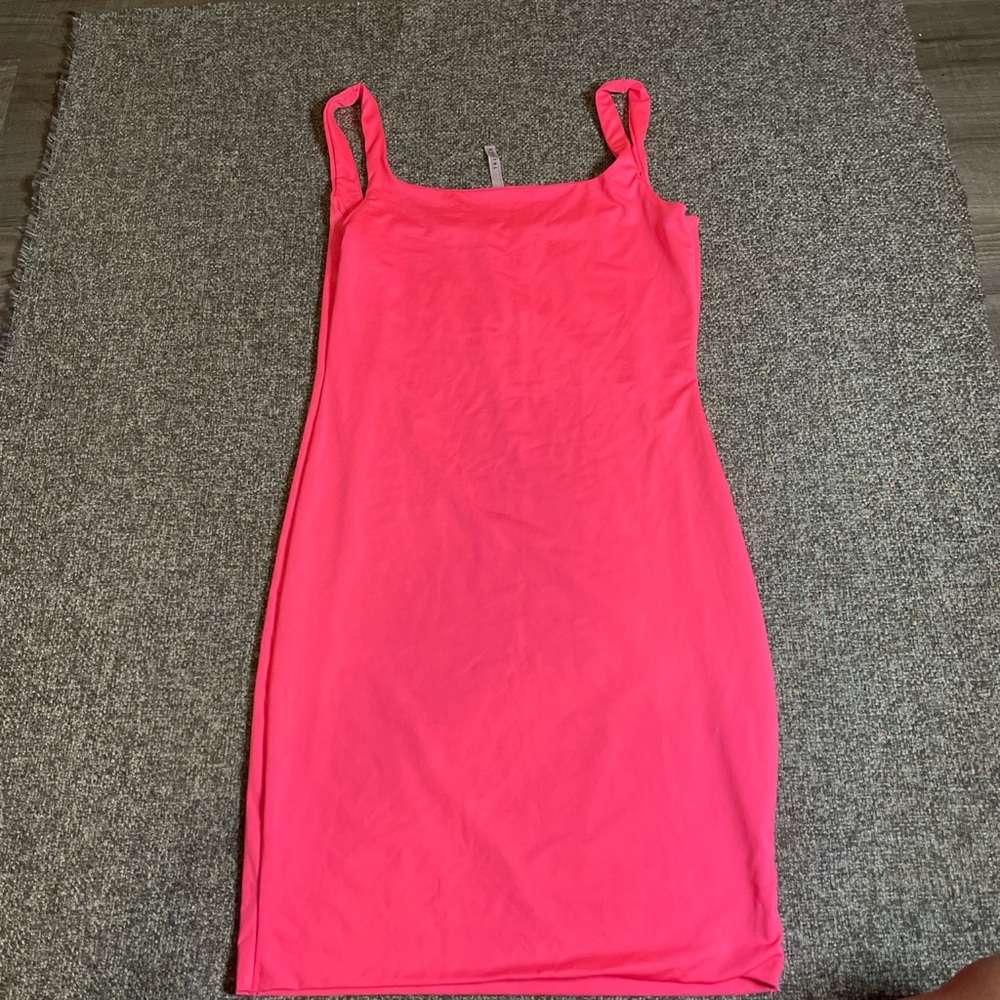 Neon Pink Dress - Gem